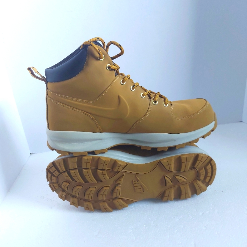 Nike Men’s Manoa Leather Water Resistant Boots Wheat … - Gem